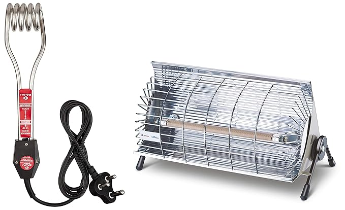 Buy Bajaj 1500-Watt Immersion Heater with 16A Plug Type & Minor 1000 ...