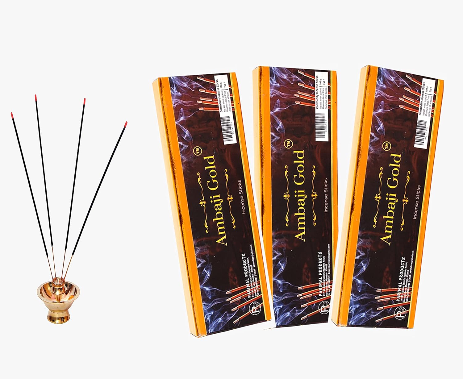 PARIMAL Ambaji Gold Perfume Premium Fragrance Incense Sticks Suitable ...