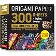 Origami Paper 300 sheets Nature Photo Patterns 4 (10 cm): Tuttle ...