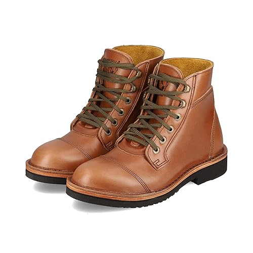 JIM GREEN Numzaan Frog Sole Boots Lace-Up Water Resistant Full Grain ...