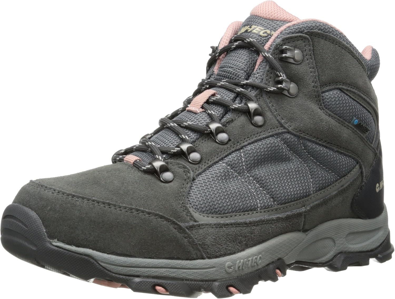 Hi-Tec Oregon II Botas de senderismo impermeables para mujer, Charcoal ...