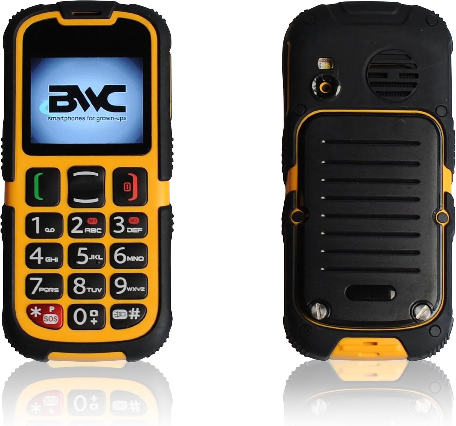 BWC Smart&Tough RoughNeck IP67 Tough Mobile Phone with Dual SIM Slots ...