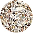 Amazon.com: 112PCS Vintage Cute Aesthetic Stickers Boho Sticker Packs, Icicrim Scrapbook ...