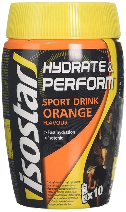 Isostar Hydrate & Perform Orange 400g Dose: Amazon.co.uk: Health ...