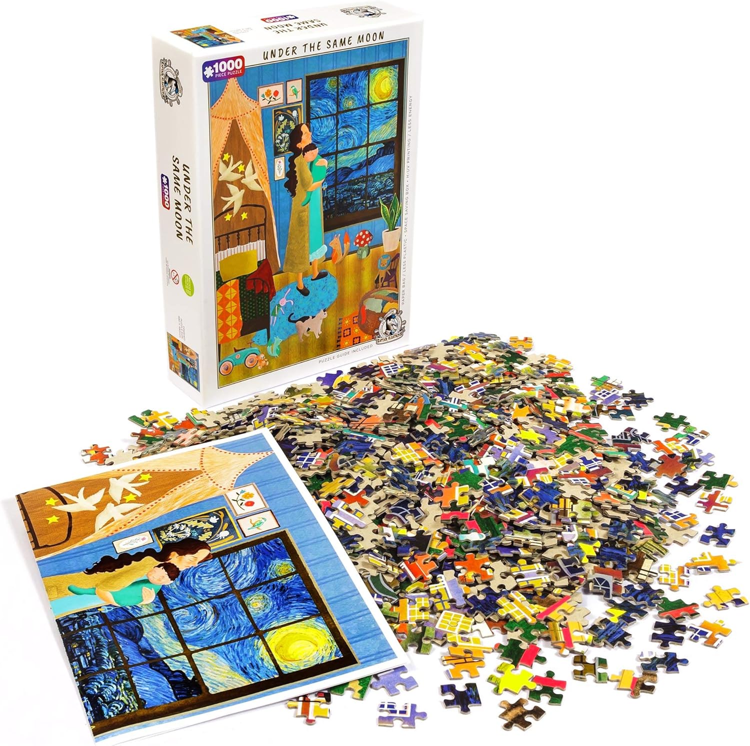 Captainalbatross Puzzles 1000 Piece for Adults Under The Same Moon ...