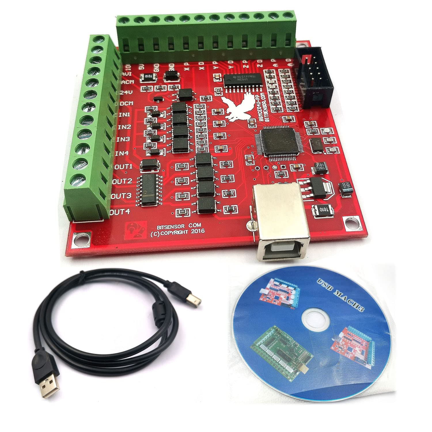 Mua FainWan Mach3 USB Interface Board USB CNC Controller 4 Axis Motion Control Card Interface ...