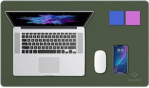 Amazon.com : Knodel Desk Mat, Dual-Sided Office Desk Pad, Mouse Pad ...