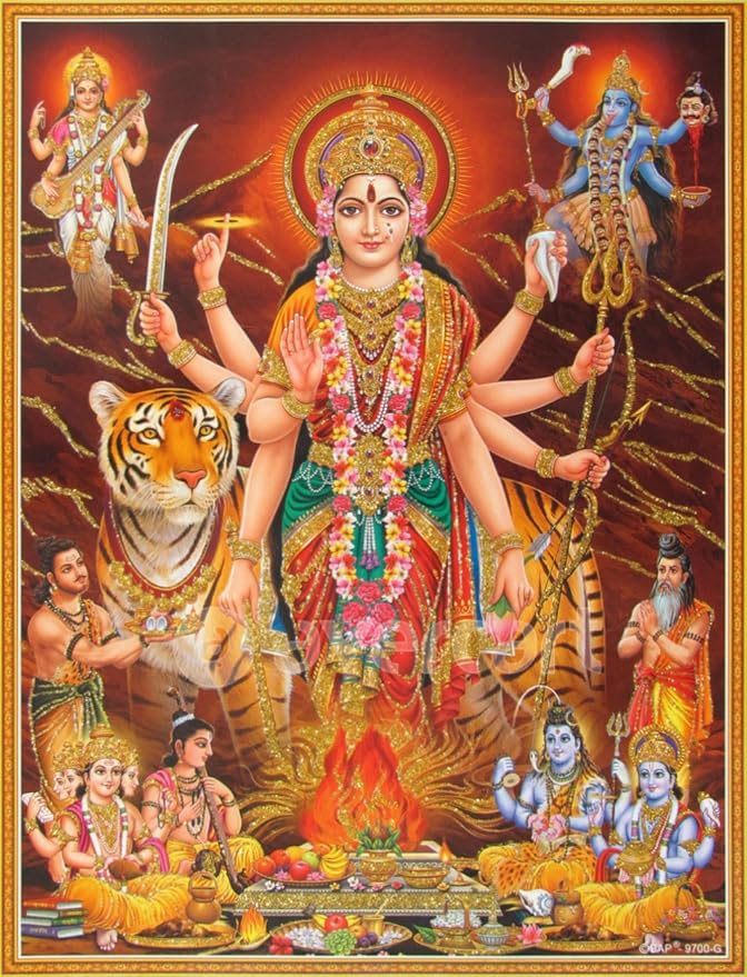 Ambaji / Goddess Amba / Ambe Mataji / Maa Sheravali / Devi Amba Poster ...
