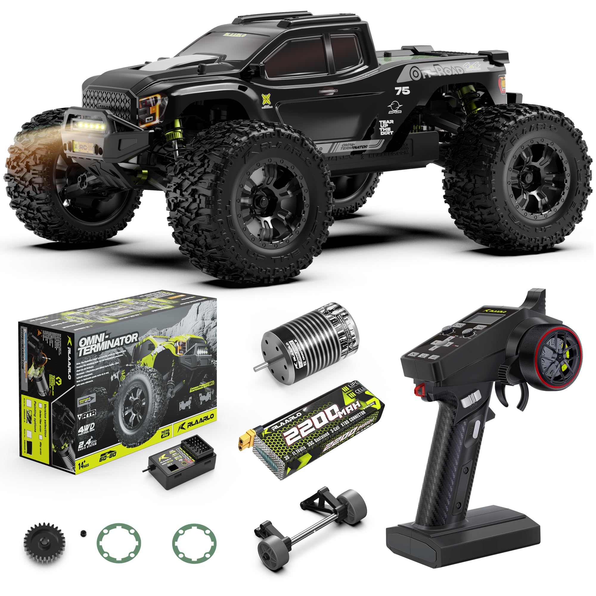 RIAARIO RC Cars Mini 1:10 RTR Brushless RC Car for Adults Max 50 mph ...