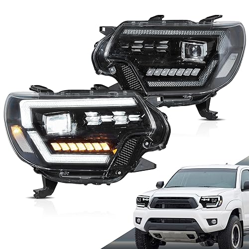 Vland Projector Headlights Compatible With Toyota Tacoma 2012 2015 2nd
