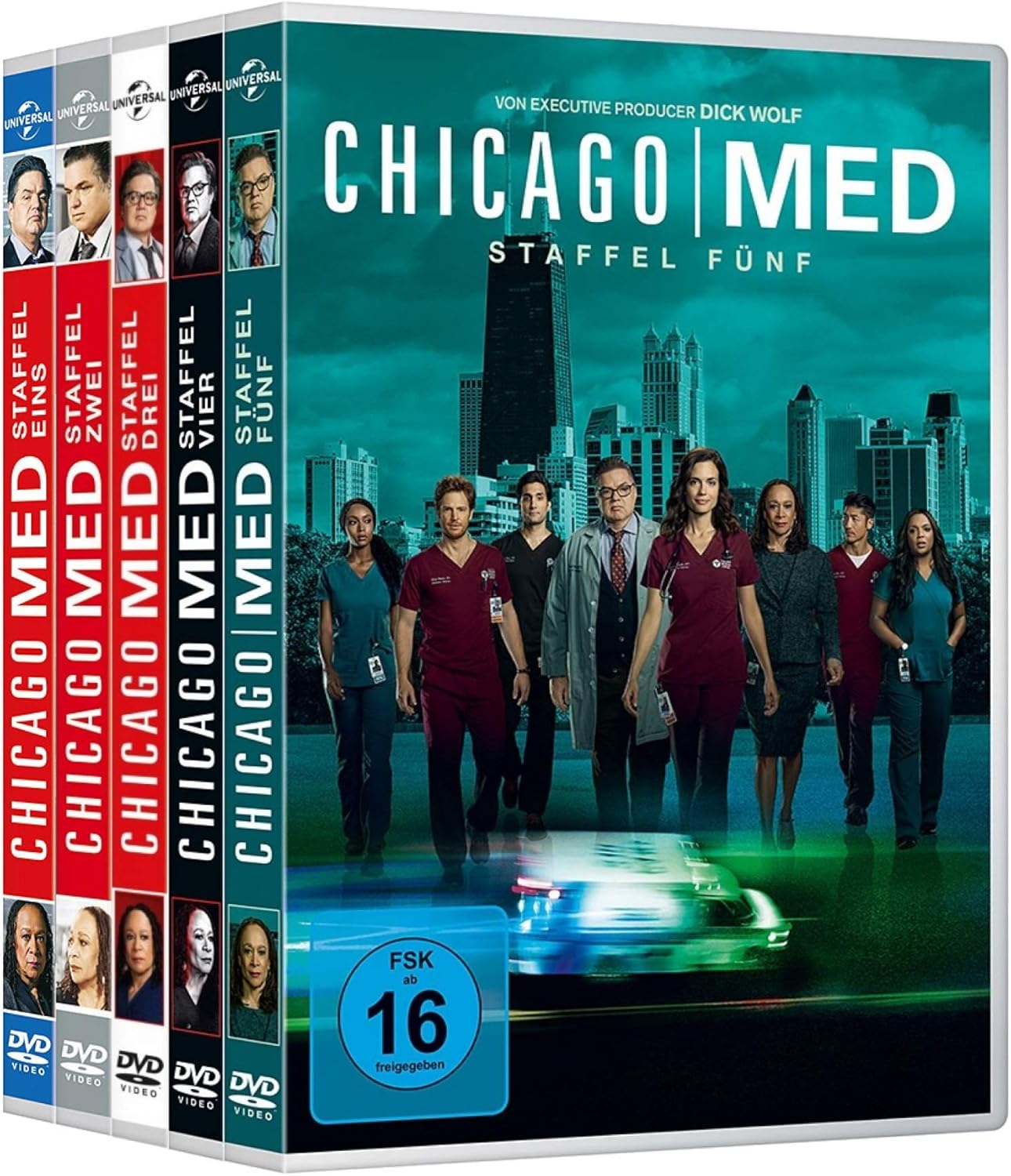 Chicago Med - The Complete Seasons 1+2+3+4+5 in Set 26 DVDs: Amazon.co ...