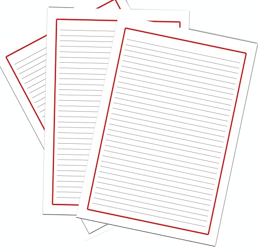 WAYTOBUY 100 GSM White Ruled A4 Size 40 Sheet Project, Assignment Paper ...