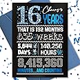 Amazon.com : 16th Birthday Card, TSVATE 16 Year Old Boy Gifts, Funny Birthday Card for 16 Year ...