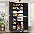 Amazon.com: GAIOUS 75.2" Tall Metal Pantry Cabinet, Storage Cabinets ...