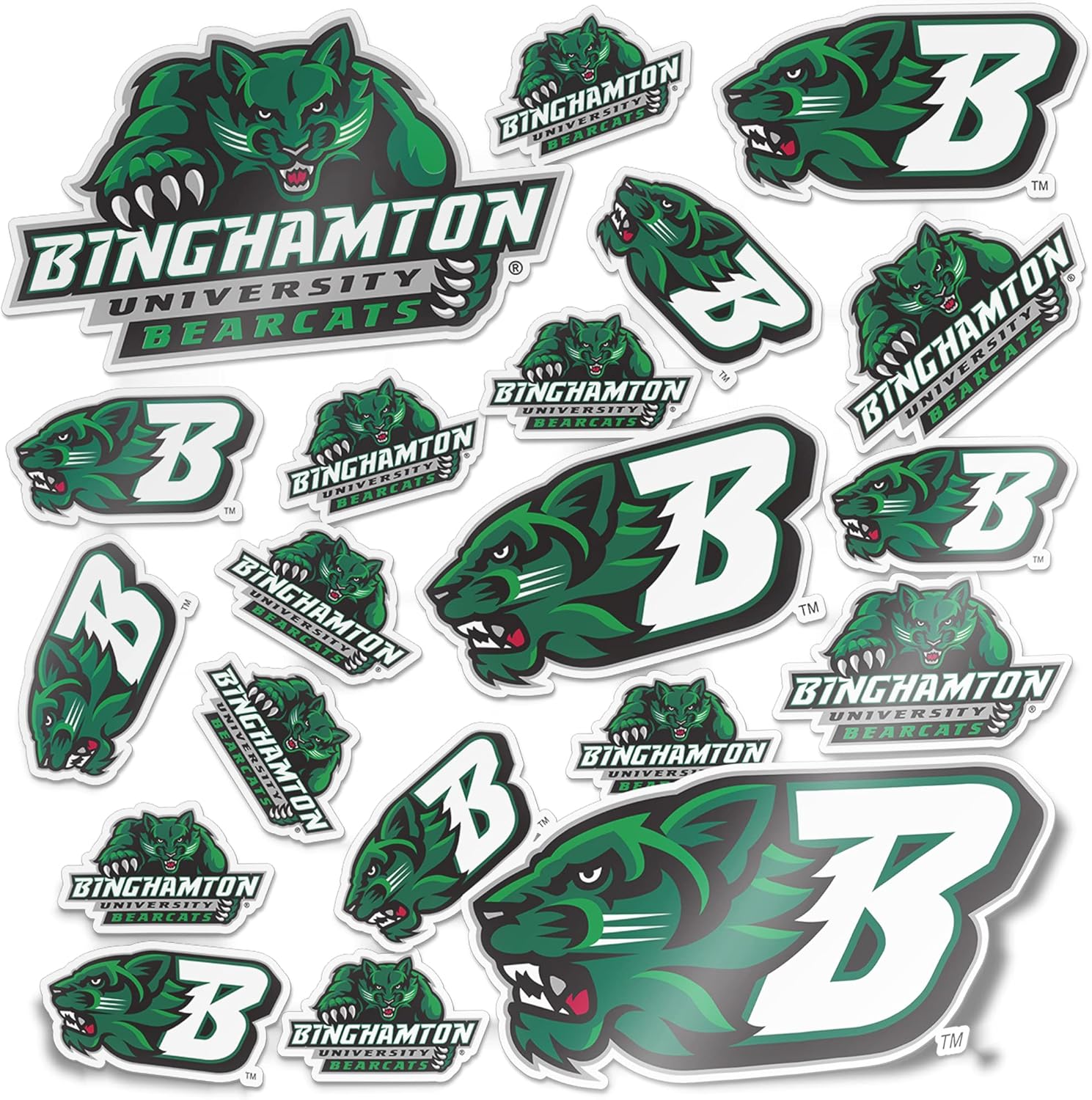 Amazon.com: Binghamton University Bearcats Sticker Vinyl Decal Laptop ...
