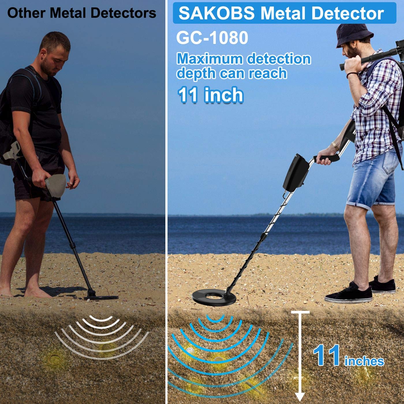Mua SAKOBS Professional Metal Detectors for Adults: Waterproof ...