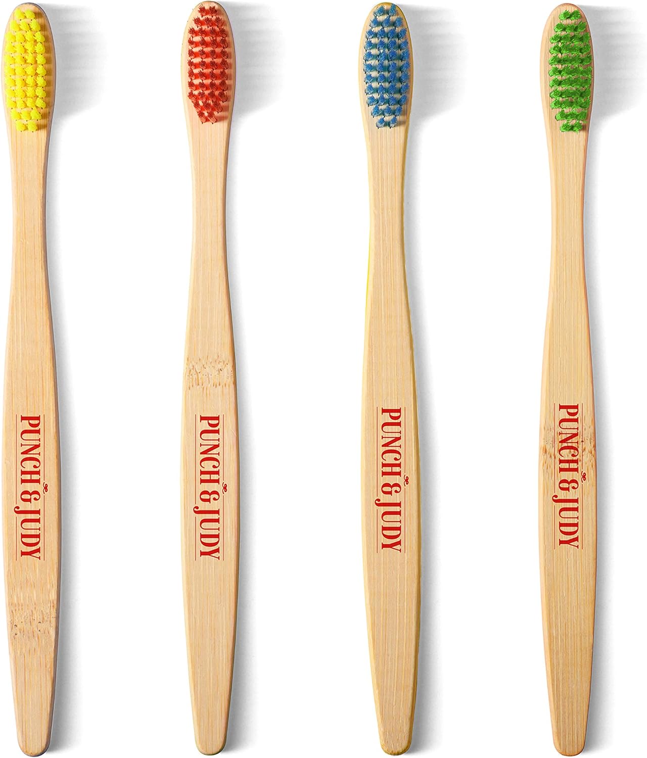 Punch & Judy – Kids Organic Bamboo Toothbrushes – Made with Sustainable ...