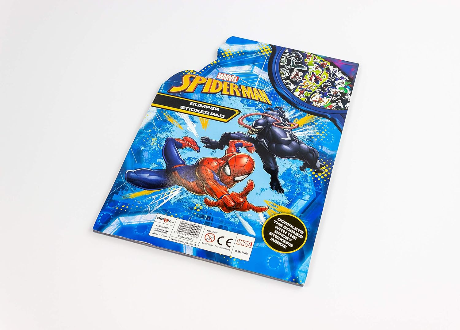 Spiderman – Spiderman Stickers – Marvel Bumper Sticker Pad – 24 Scenes ...