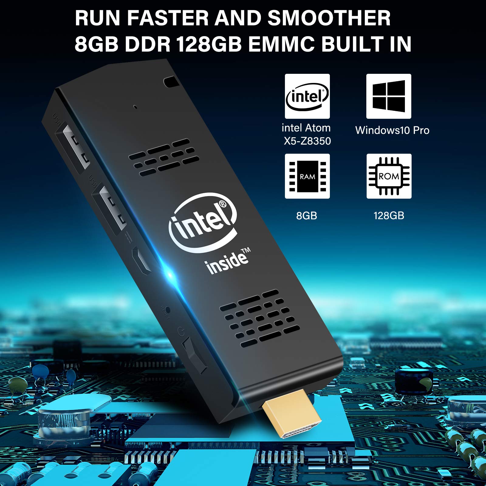 Mua AIOEXPC Intel PC Stick 8GB RAM 128GB ROM with Intel Atom Z8350 ...