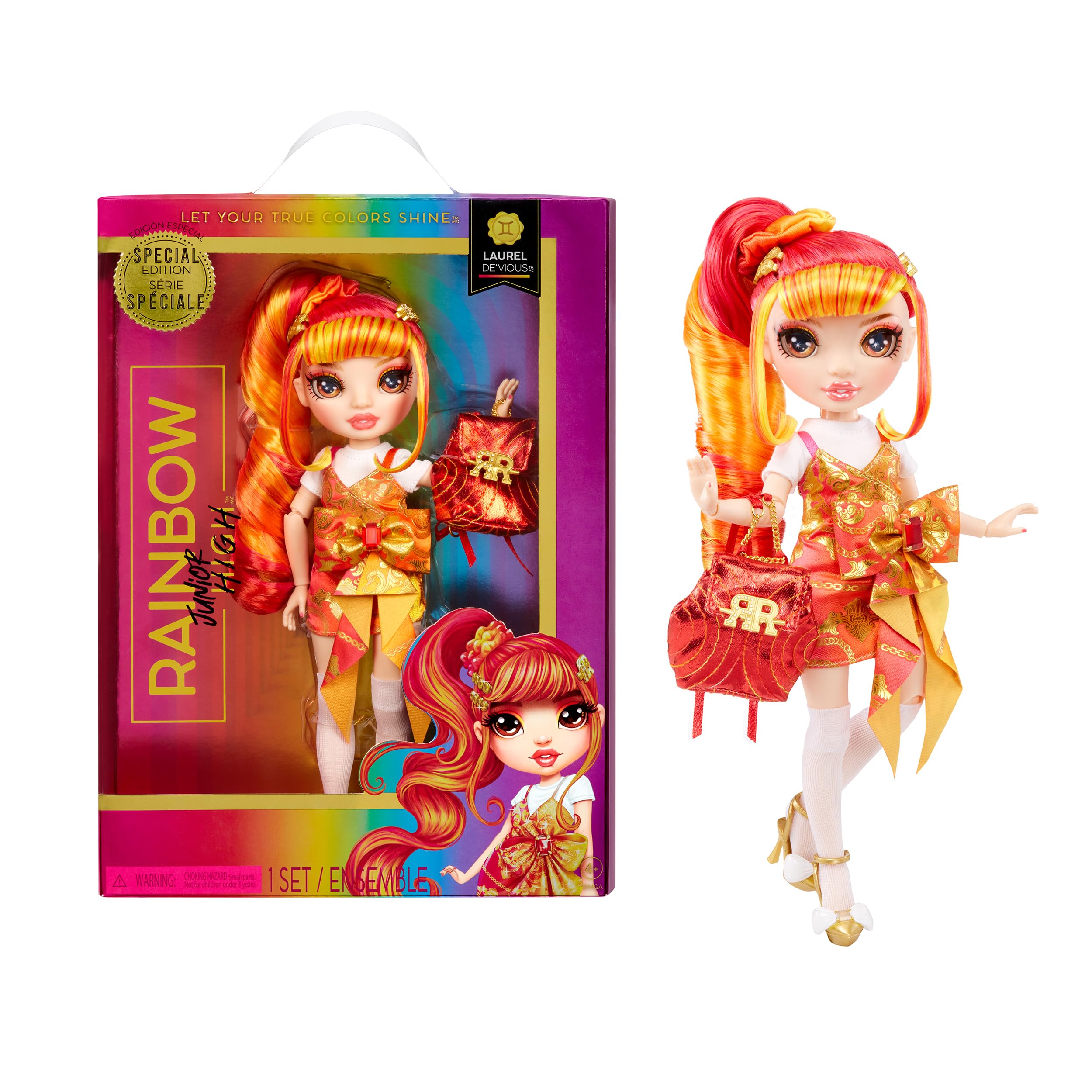 Mua Rainbow High Junior High Special Edition Laurel DE-VIOUS 23 cm Red ...