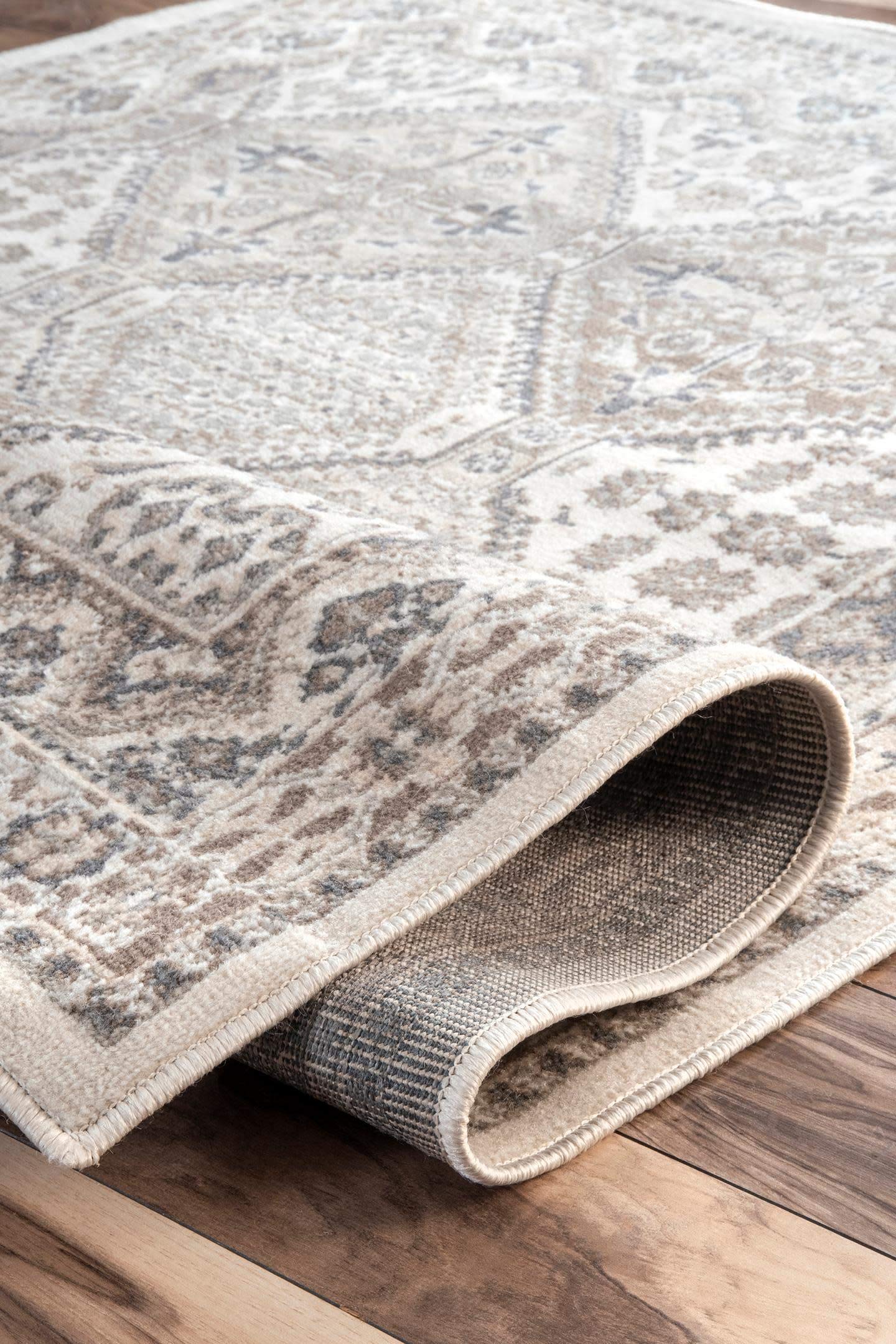 nuLOOM Becca Vintage Tile Area Rug, 2' 6" x 6', Beige