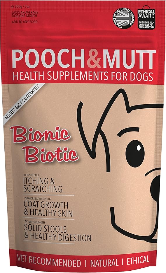 Pooch & Mutt - Health Supplement for Dog Digestion (Healthy Skin ...
