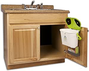 Amazon.com: Kitchen Compost Caddy Cabinet Mounted Compost Bin - Pail ...
