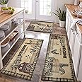 Amazon.com: ASPMIZ Farmhouse Kitchen Mat 3 Piece, Cushioned Anti ...