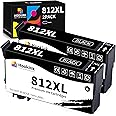 Amazon.com: Hookink 812XL Black Remanufactured Ink Cartridge Replacement for Epson 812 XL Black ...