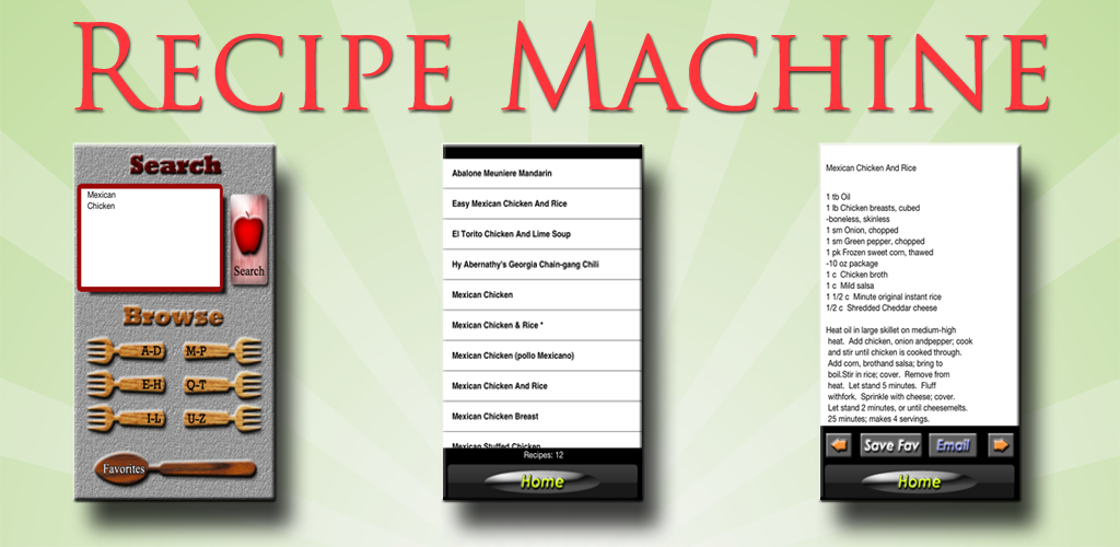Amazon.com: Recipe Machine: Appstore for Android