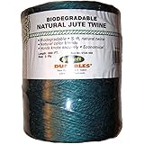 Amazon.com : Librett Biodegradable Natural Jute Twine, 890 FT - 32oz ...