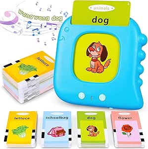 Amazon.com: Talking Flash Cards,Kids Toddler Flash Cards with 224 Sight ...