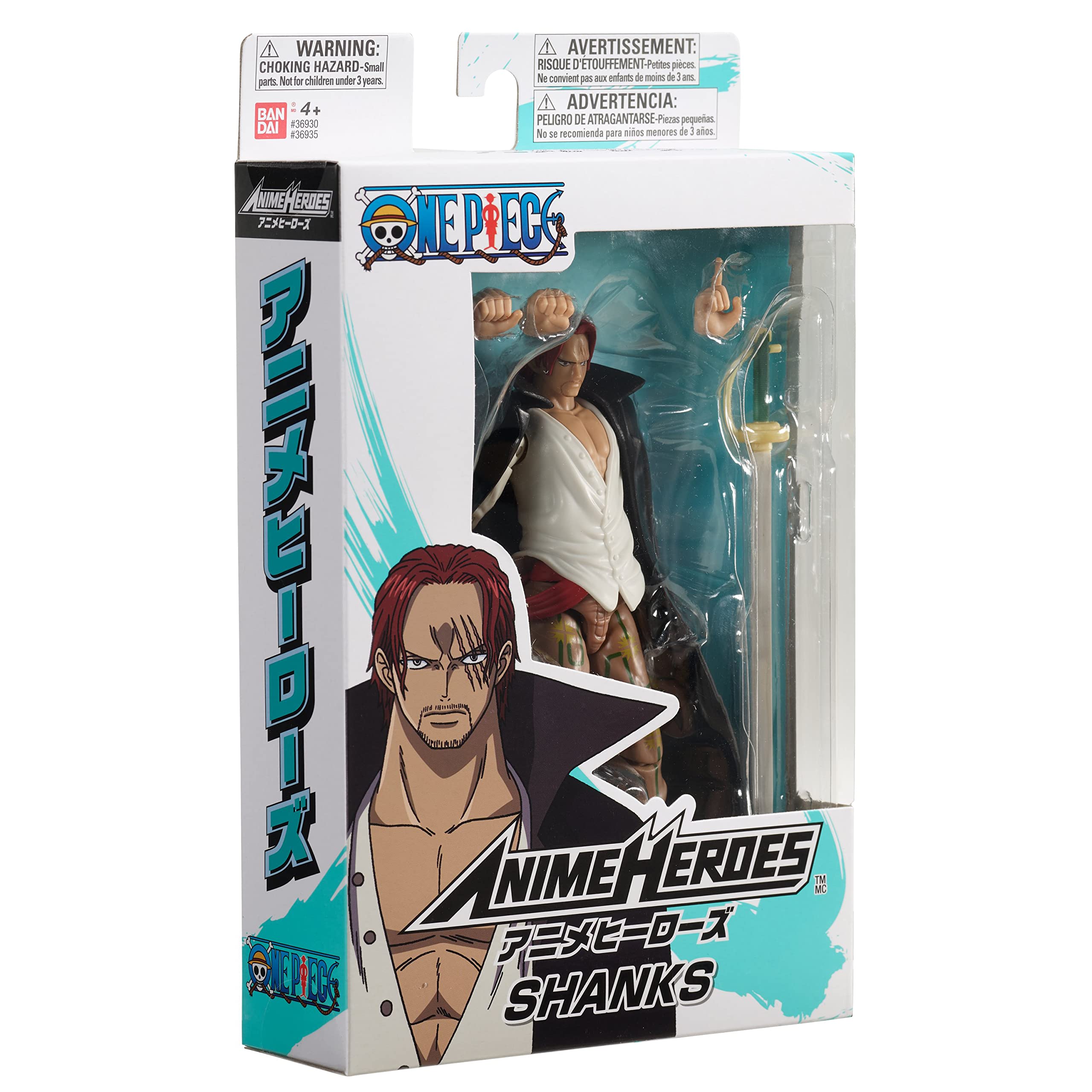 ANIME HEROES - One Piece - Shanks Action Figure on Galleon Philippines