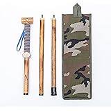 Amazon.com : FOREST PILOT 3 Pieces Detachable Hardwood Walking Stick ...