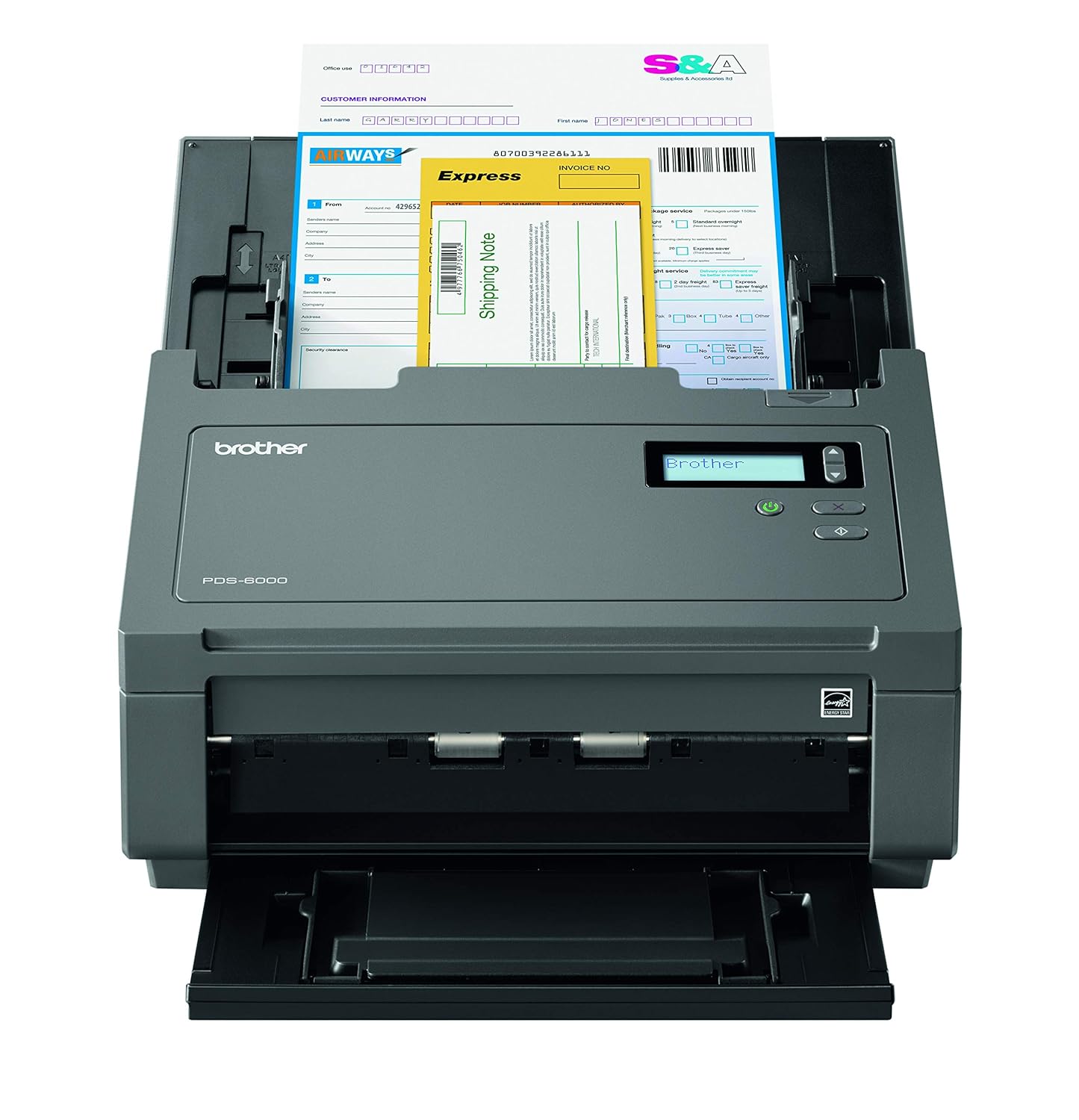 Brother PDS-6000 Document Scanner, Professional High Speed Scanner, PC ...