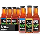 Amazon.com: Pure Leaf Iced Tea, Unsweetened 3 Flavor Variety Pack, Zero ...