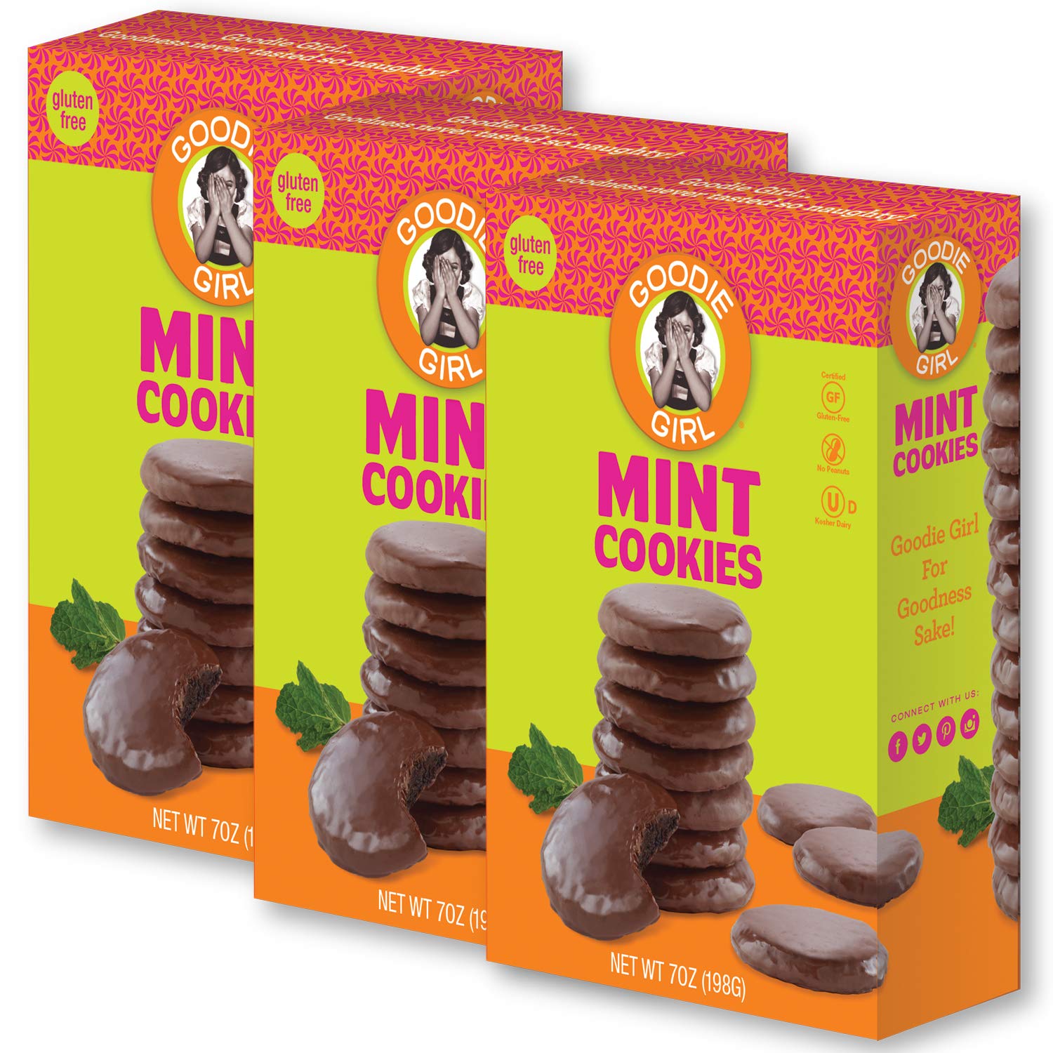 Amazon.com: Goodie Girl Cookies Fudge Striped Cookies, Peanut Free and ...