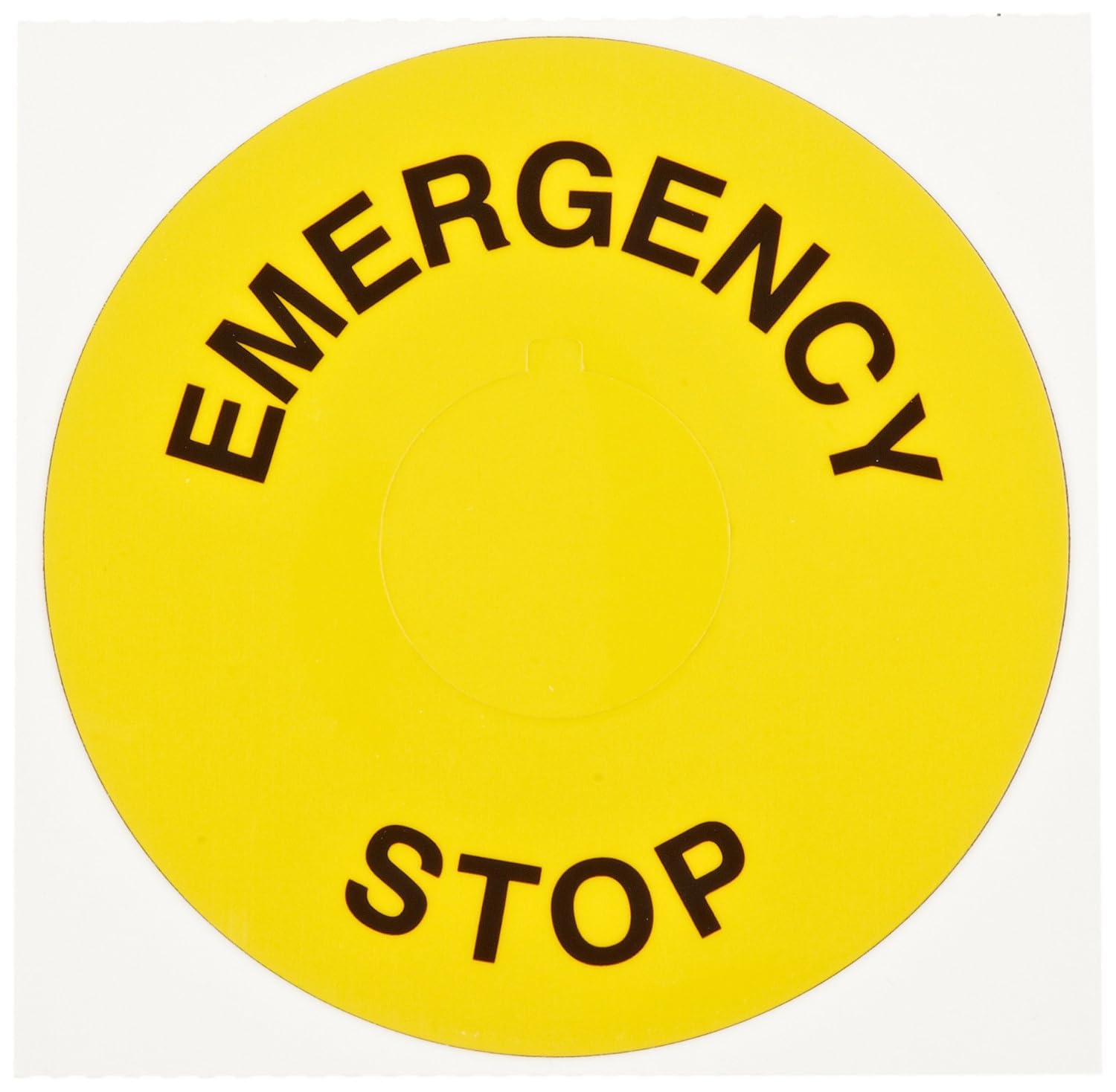 Amazon.com: Brady THTEP-197-593YL 1.2" Hole Diameter, B-593 Adhesive ...