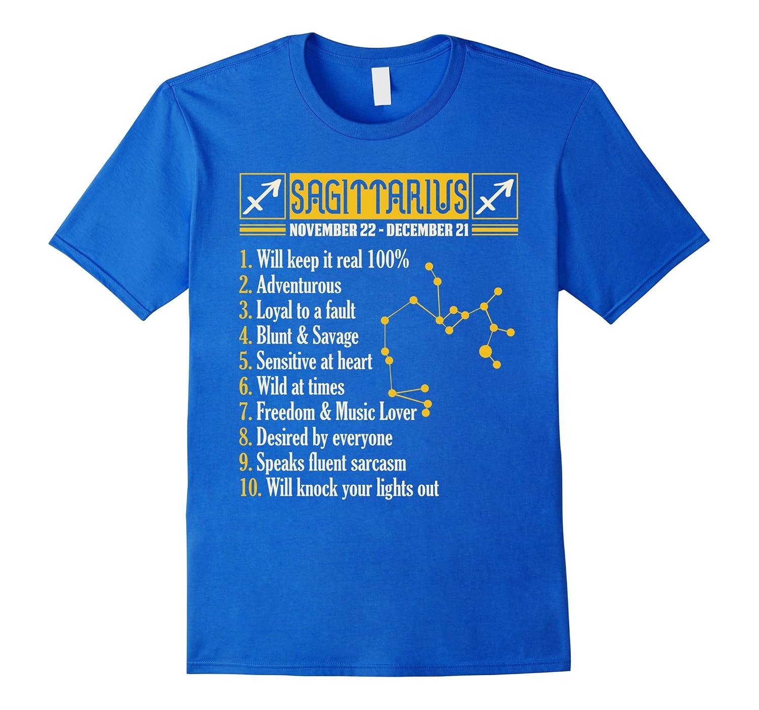 10 Things About Sagittarius T-shirt Sagittarius Facts-CD – Canditee