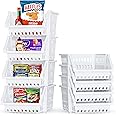 Amazon.com - TidyFriend Small Plastic Stackable Storage Bins for Pantry ...