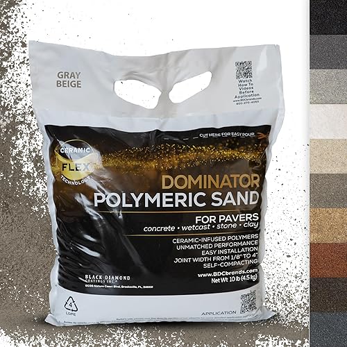 10 Pound Gray Beige DOMINATOR Polymeric Sand with Revolutionary Ceramic ...