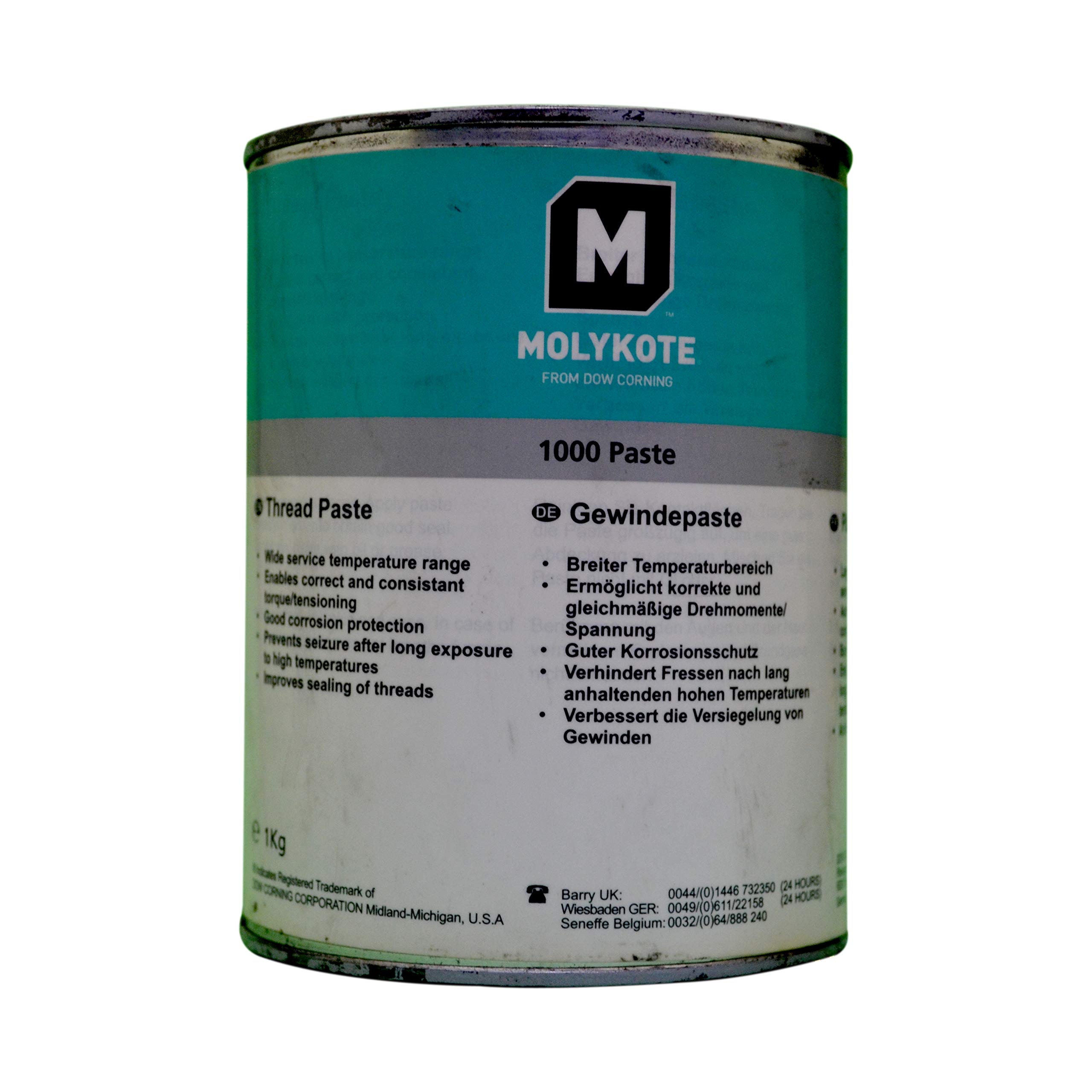 Molykote 1000 - 1Kg - Anti Seize Paste- Buy Online in Kuwait at ...