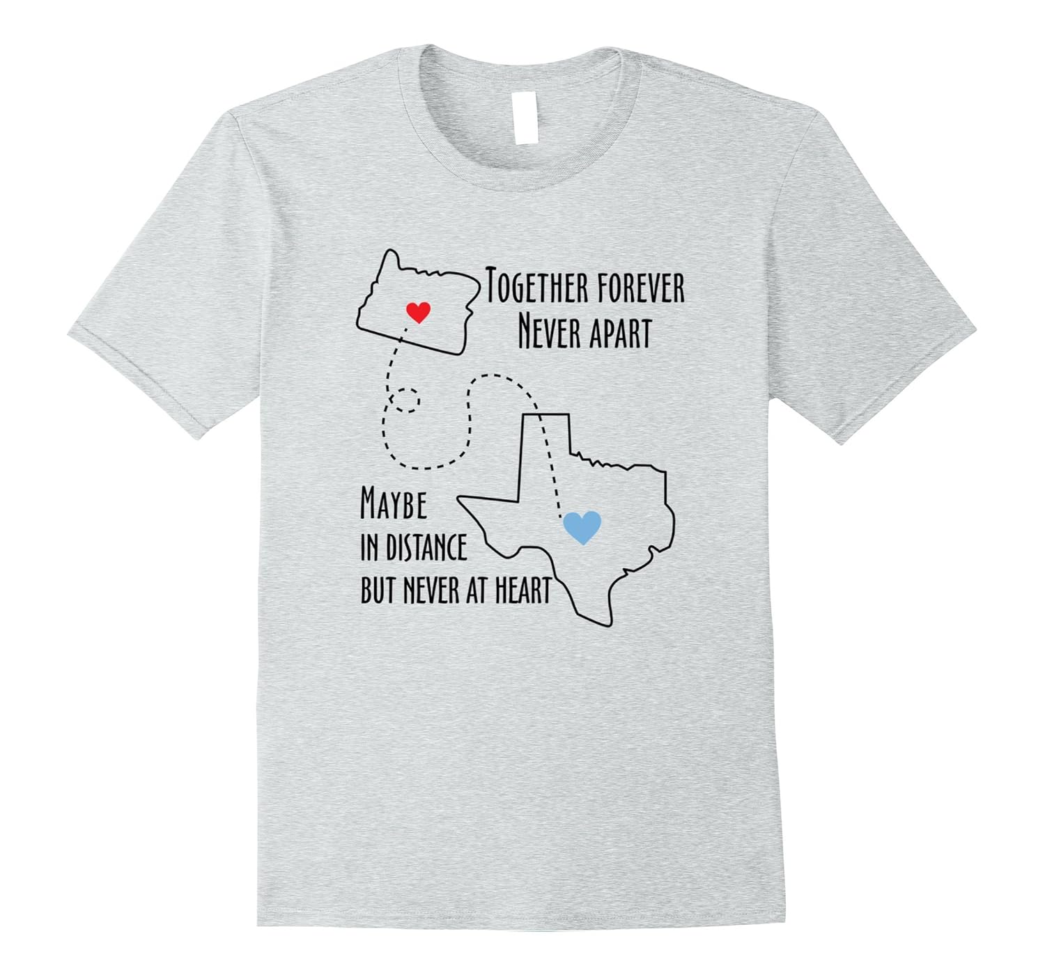 Long Distance Relationship Shirt Couples Friends Family-CD – Canditee