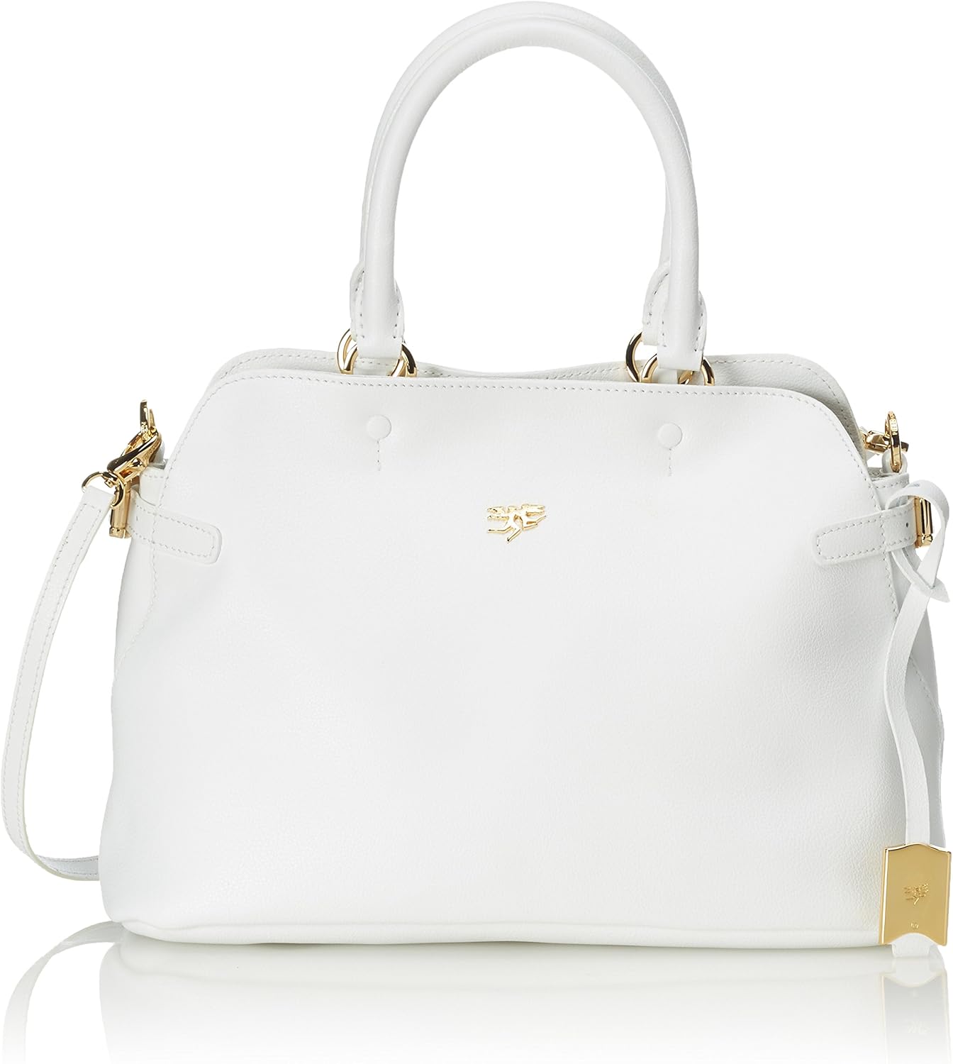Piero Guidi Satchel, Women’s Top-Handle Bag, White (Bianco), 33x23x16 ...