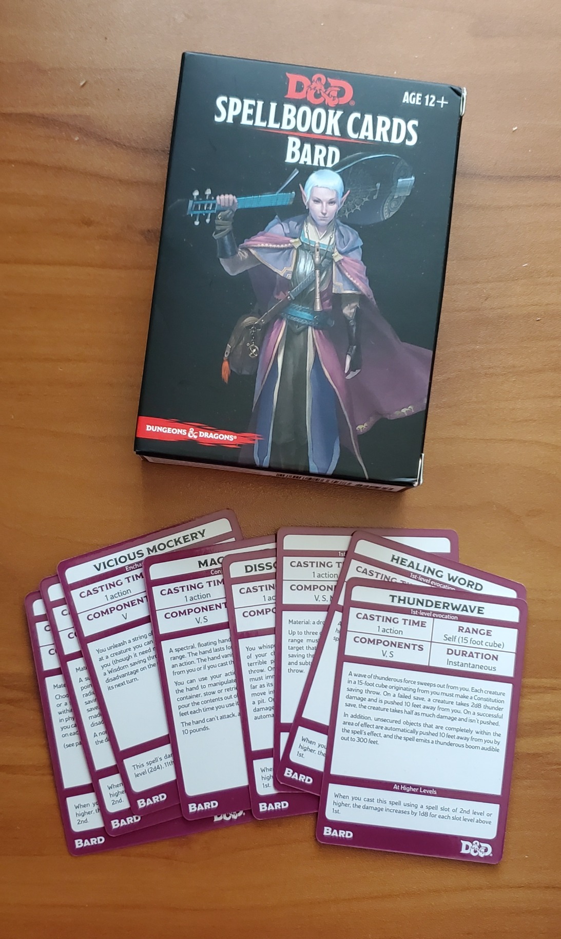 $4/mo - Finance Dungeons & Dragons - Spellbook Cards: Bard (128 cards ...