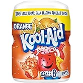 Amazon.com : Kool-Aid Soft Drink Mix - Orange Unsweetened, Caffeine ...