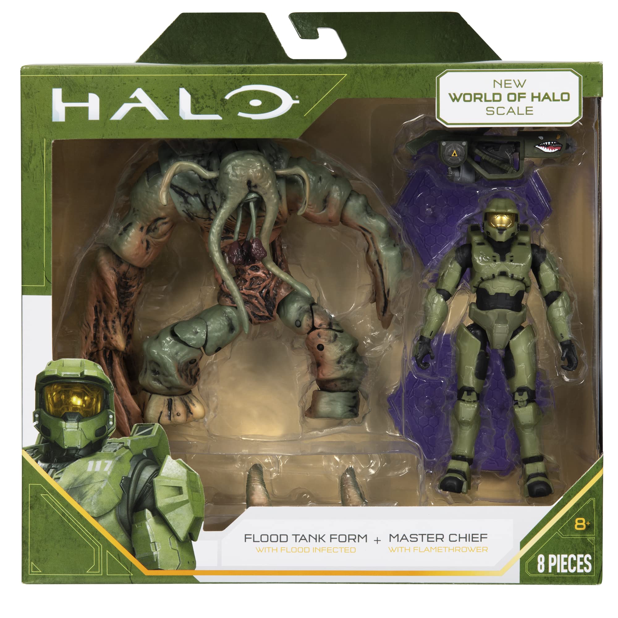 Mua HALO 4" “World of HALO” Two Figure Pack – Master Chief vs. Flood ...