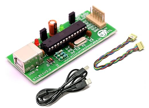 Silicon TechnoLabs ATMEL 8051 AVR USB ISP Programmer Support AT89S51 ...