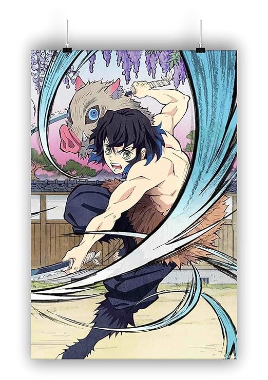 Buy Risty Shop High Definition Demon Slayer Key Art Poster Wall buy-risty-shop-high-definition-demon-slayer-key-art-poster-wall