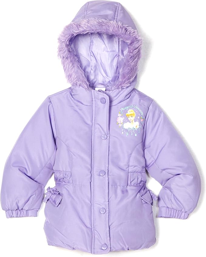 Amazon.com: Disney Princess Little Girls' Disney Princess Jacket ...